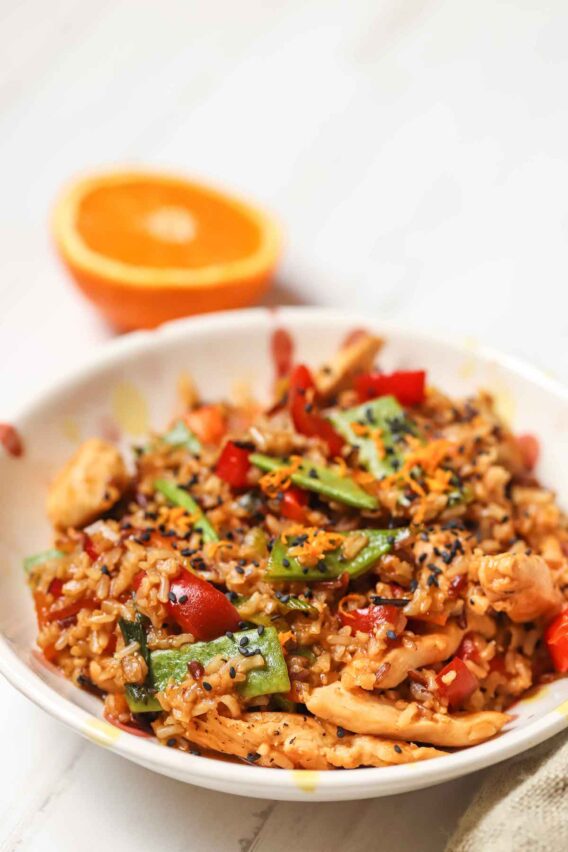 A Quick and Easy Citrus-sy Chicken Orange Stir Fry Recipes